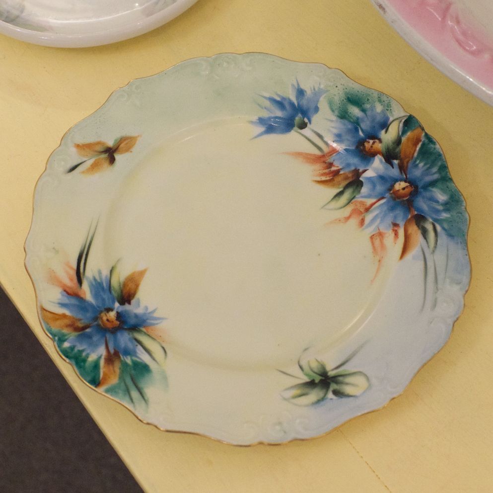 Shop Blue flower plate | Hunt & Gather
