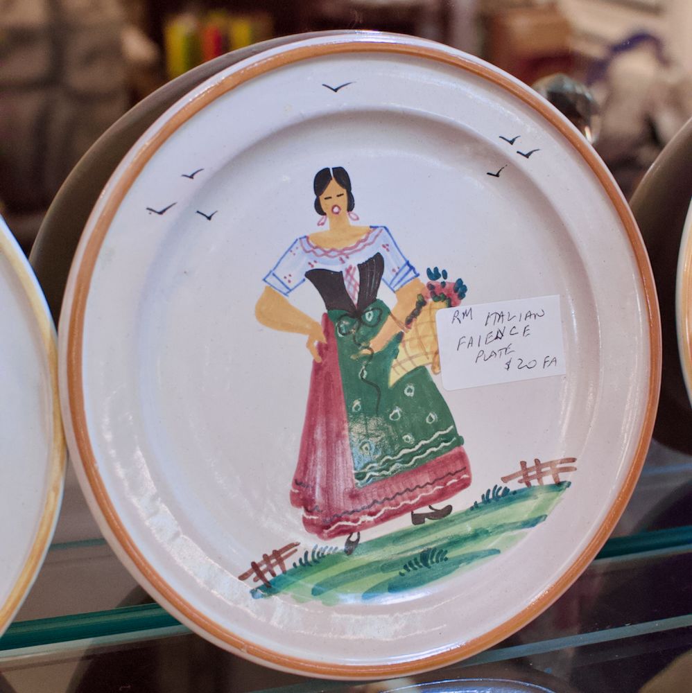 Shop Italian Faience plate | Hunt & Gather