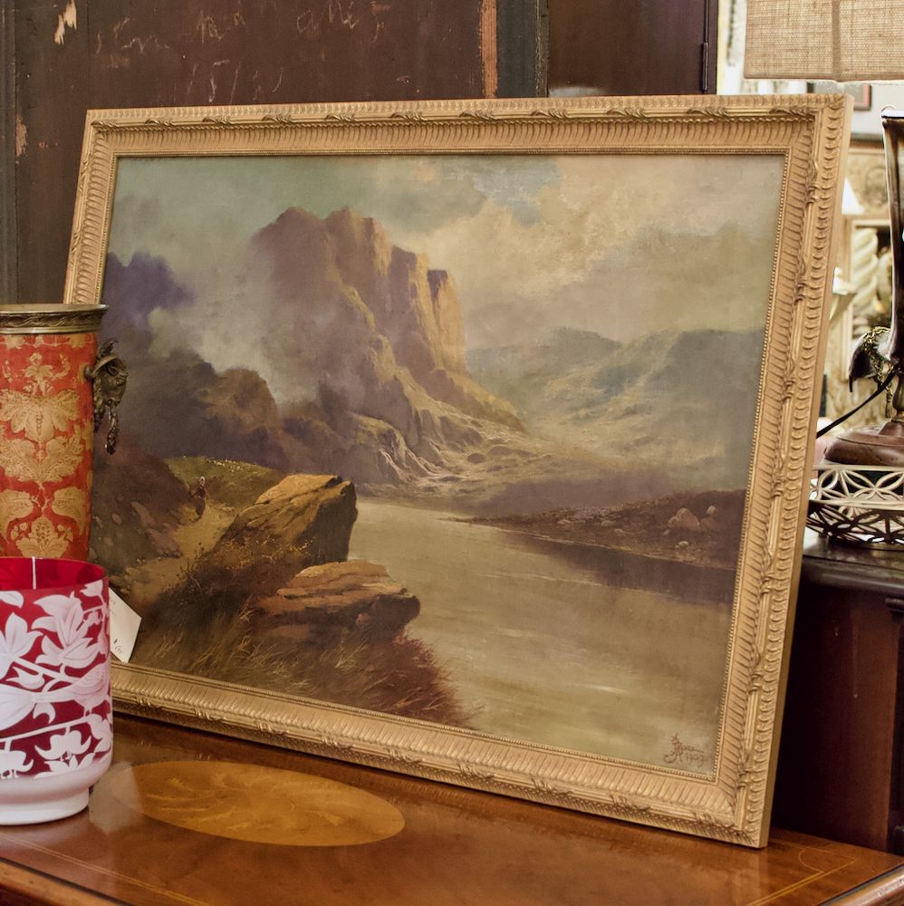 Shop JA Boel 1909 oil on canvas painting | Hunt & Gather