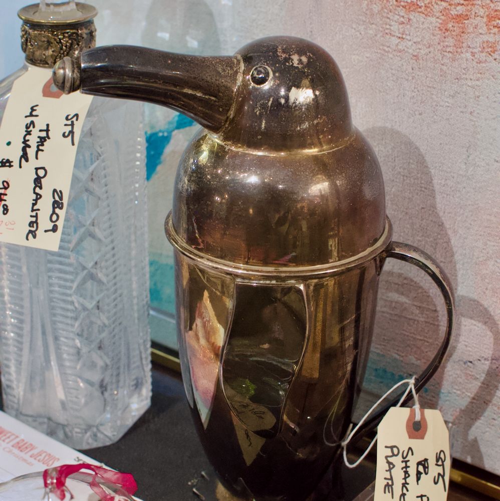 Shop Penguin shaker - silver plate | Hunt & Gather